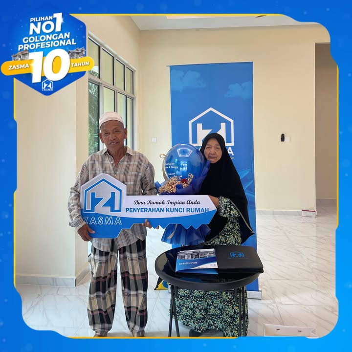 Rasa Bahagia! Kunci Rumah Pertama Tuan Rosniazuam Kini Di Tangan ...
